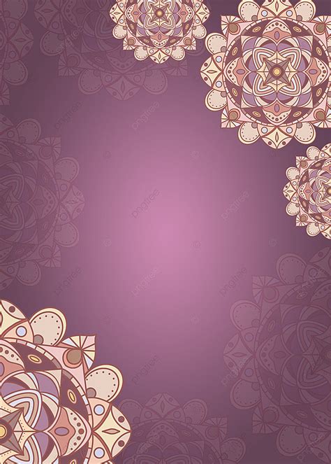 만다라 패턴 수채화 만화 질감 보라색 배경 만다라 패턴 수채화 수채 배경 일러스트 및 사진 무료 다운로드 Pngtree