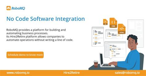 Robomq On Linkedin Nocode Integration Hire2retire Robomq