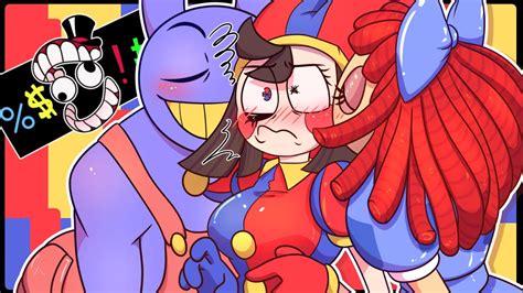 Pomni Jax And Ragathas Wacky Love Triangle Amazing Digital Circus Comic