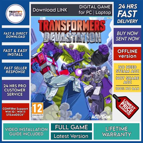 [pc Game] Transformers Devastation Offline [fast Download] [fast Install] Shopee Malaysia