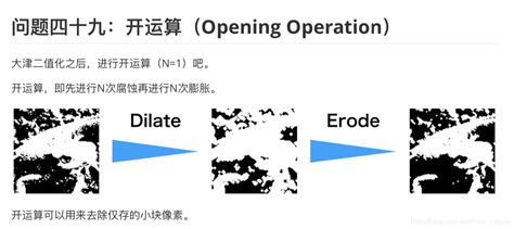 Opencv打卡49：开运算 Cv2morphologyeximg Cv2morphopen Kernel Csdn博客