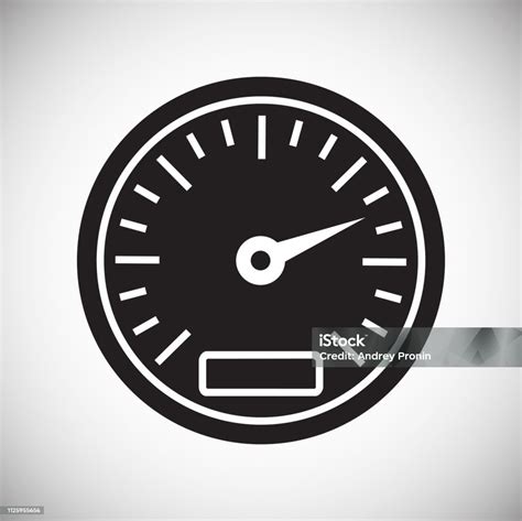 아날로그 게이지 미터 흰색 배경 그래픽 및 웹 디자인 현대 간단한 벡터 기호에 대 한 인터넷 개념입니다 웹사이트 디자인 웹 버튼 또는 모바일 애플 리 케이 션에 대 한 최신