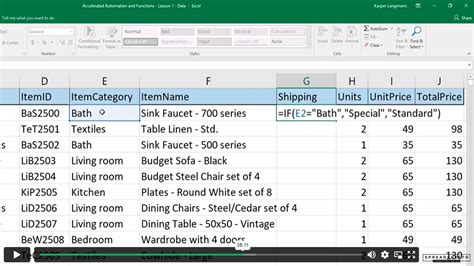 Free Excel Training Minute Course Students
