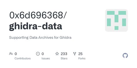 GitHub X D Ghidra Data Supporting Data Archives For Ghidra