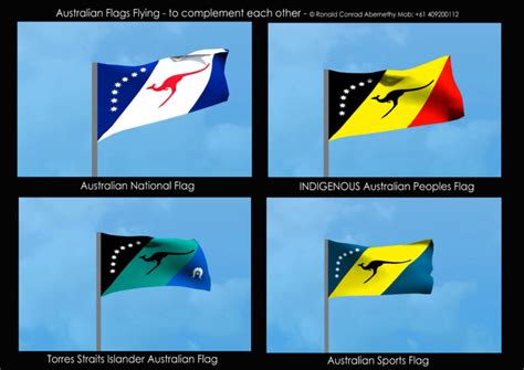 New Australian Proposed Flags Same Design For 4 Flags Unite Us