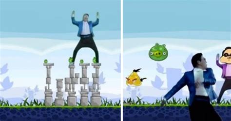 싸이 앵그리버드 패러디 화제 젠틀맨도 터졌다 인기↑