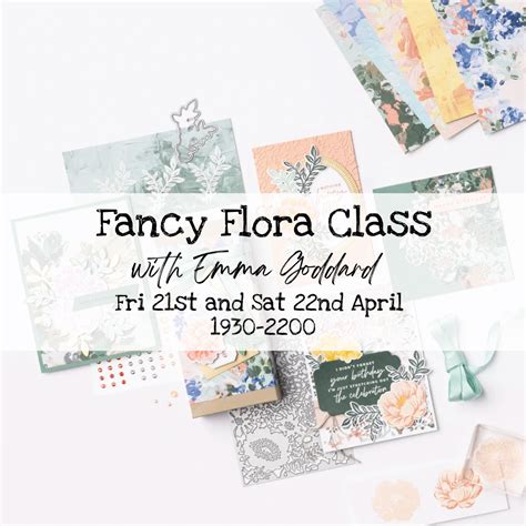 Fancy Flora Online Double Class Coastal Crafter Emma Goddard