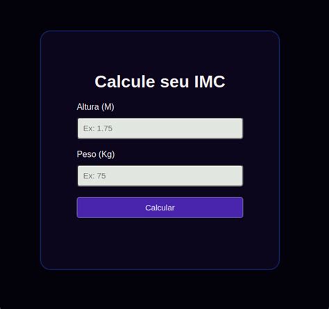 GitHub Gabrielsvpinheiro Calculo Imc
