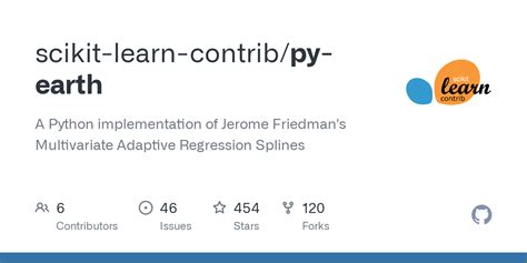 Github Scikit Learn Contribpy Earth A Python Implementation Of Jerome Friedmans