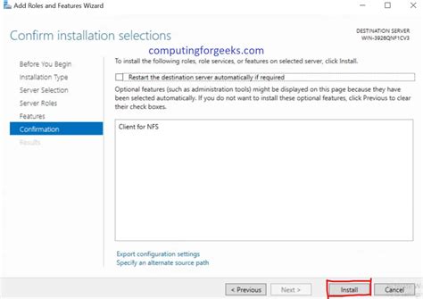 Installer Et Configurer Le Client Nfs Sur Windows 10 Server 2019 Info Cafe