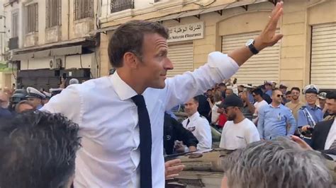 Get Out Fk You Watch French President Macron Face Bustling