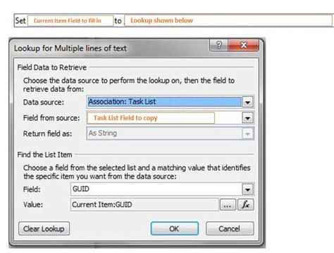 How To Return Field From Specific Workflow Task As Data Source In