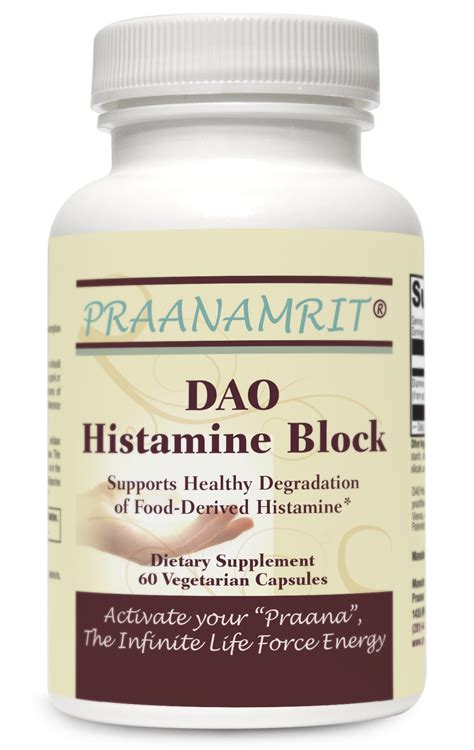 Dao Histamine Block Praana Integrative And Functional Medicine Pllc