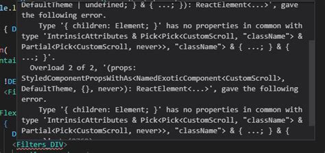 Css Styling A Custom React Styled Component In Typescript Stack
