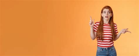 Free Photo Complicated Questioned Redhead Girlfriend Trying Understand What Happening Which