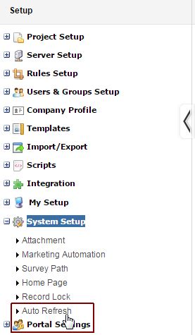 Auto Refresh Of Query Soffront Enterprise Help