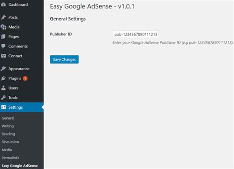 Easy Google AdSense Plugin For WordPress NoorsPlugin