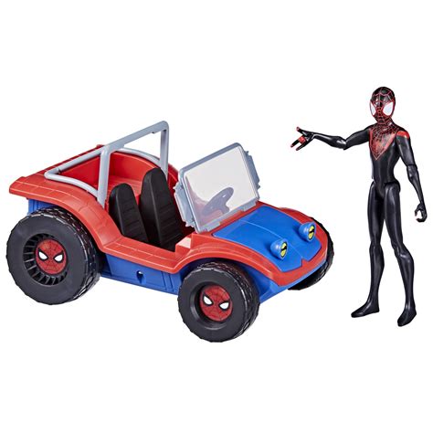 Spider Man Marvel Spider Mobile Vehicle And Miles Morales Action Figure 6