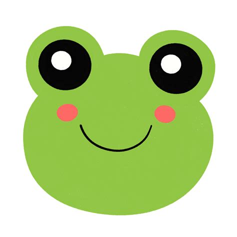 Cute Frog Head Wild Animal 21454155 Png