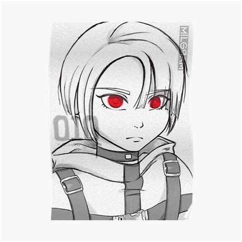 Yuzuhira Kotoko Milgram Project Anime Ver Poster For Sale By Milkteamari Redbubble