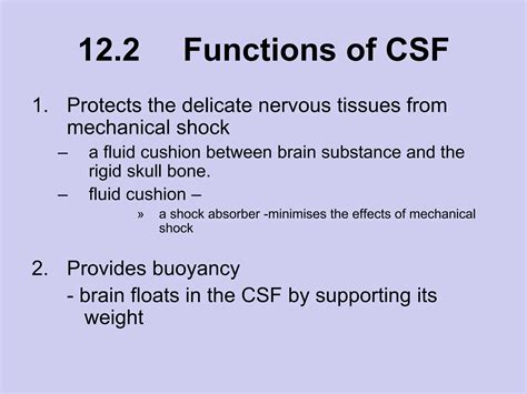 Cerebrospinal Fluid Csf Collection Composition Pdf