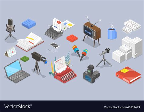 3d isometric flat conceptual Royalty Free Vector Image