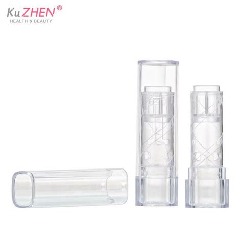 แท่งลิปกลอสแบบ Diy เครื่องสำอางใส510ชิ้นหลอดลิปบาล์มพร้อมฝาปิดภาชนะพลาสติก เครื่องมือการดูแลผิว