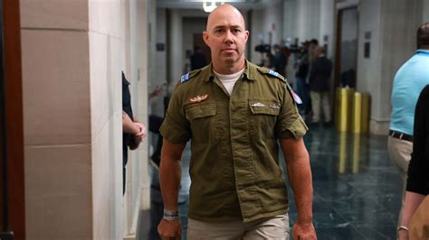 Gop House Rep Brian Mast Wears Idf Uniform On Capitol Hill Anthony