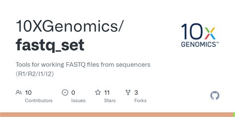 Github 10xgenomicsfastqset Tools For Working Fastq Files From Sequencers R1r2i1i2