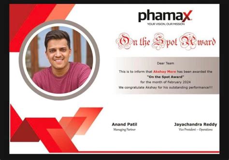 Akshay More On Linkedin Recognition Phamax Dataanalytics