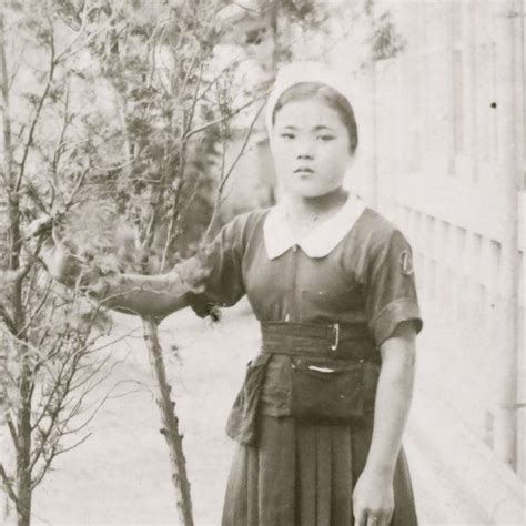 1945 Japanese Nurse Okinawa Photo Snapshots Young