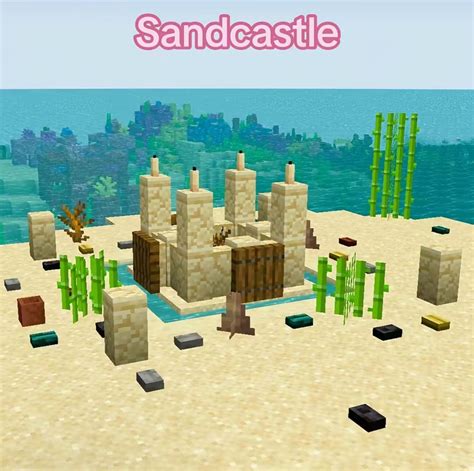 Sand Castle Sand Castel Minecraft Ideas Easy How To Make Sand Castle