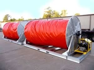 Hydraulic Boom Reels For Oil Spill Containment Oil Containment Boom