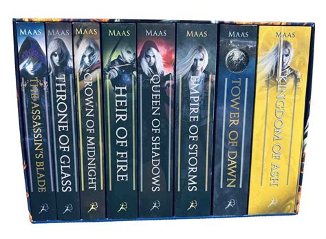Throne Of Glass Complete Series Box Set Paperback With Poster Oop Sarah