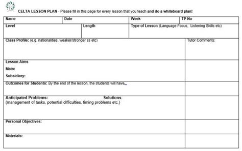 how to write celta lesson plans elt planning