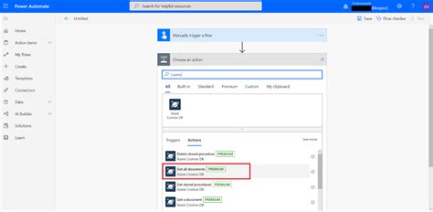 Retrieve Data From Azure Cosmos Db Using Power Automate Building