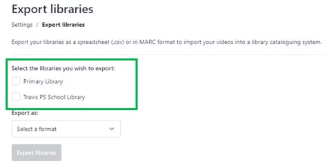 How To Export Your Libraries Clickview Education
