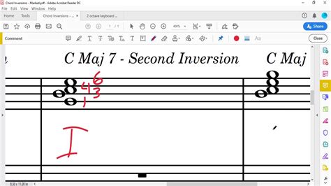 Second Inversion Seventh Chord Youtube