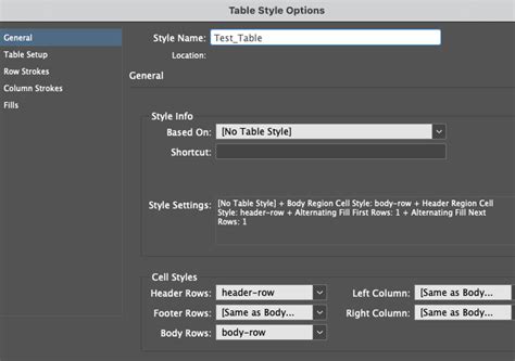 Table Styles Dont Work Adobe Product Community 13567971