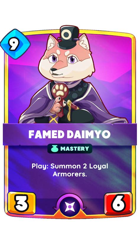 Famed Daimyo Shiba Eternity Wiki Fandom