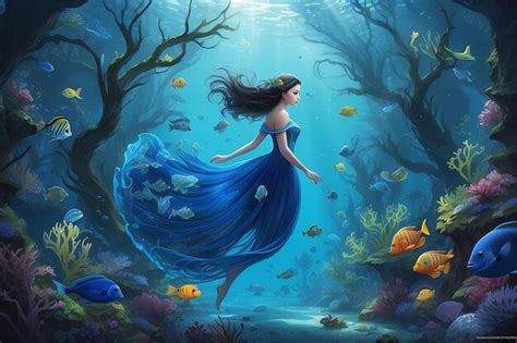 Premium Photo Forest Nymph Of The Sea