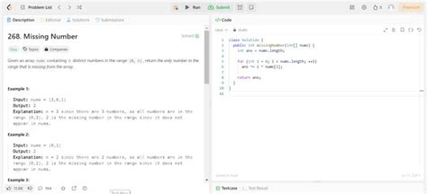 Leetcode100days Challenge Find The Missing Number In Range Shreatha