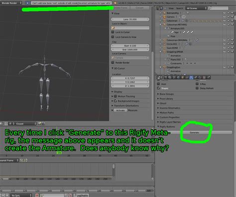 riy not generating rig animation and rigging blender artists