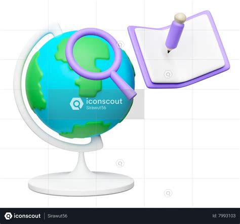 Geography Class 3d Icon Free Download School And Education 3d Icons
