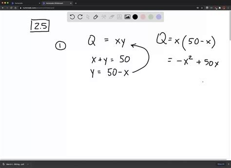 solved general maximizing a product find the two numbers whose sum is