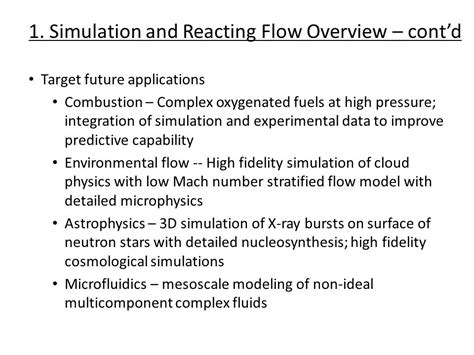 Present And Future Computing Requirements For Simulation And Analysis