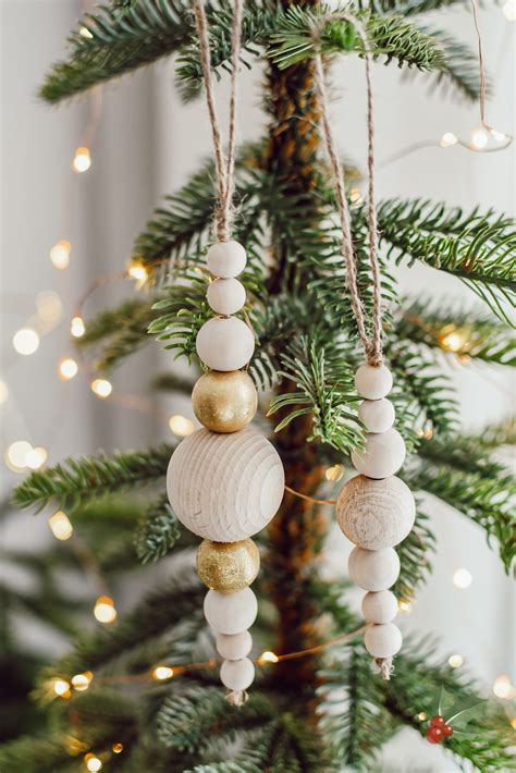 Diy Kerstornamentjes Van Houten Kralen Maken Christmaholicnl