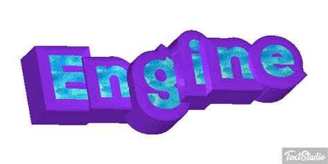 Engine Word Animated  Logo Designs