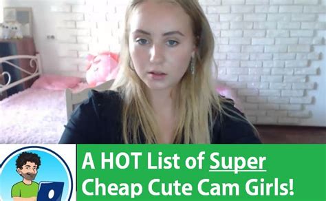 Of The Cheapest Chaturbate Cam Girls Lowest Priced Adult Cams