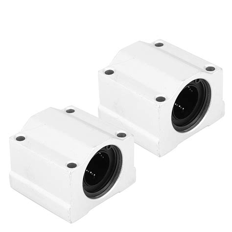 2 Pack 20mm Cnc Linear Motion Ball Bearing Slide Block Bushing
